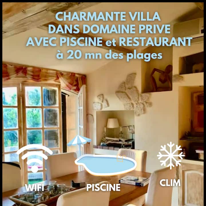 Villa Nicola Dans Domaine Privé Avec Piscines - Fréjus