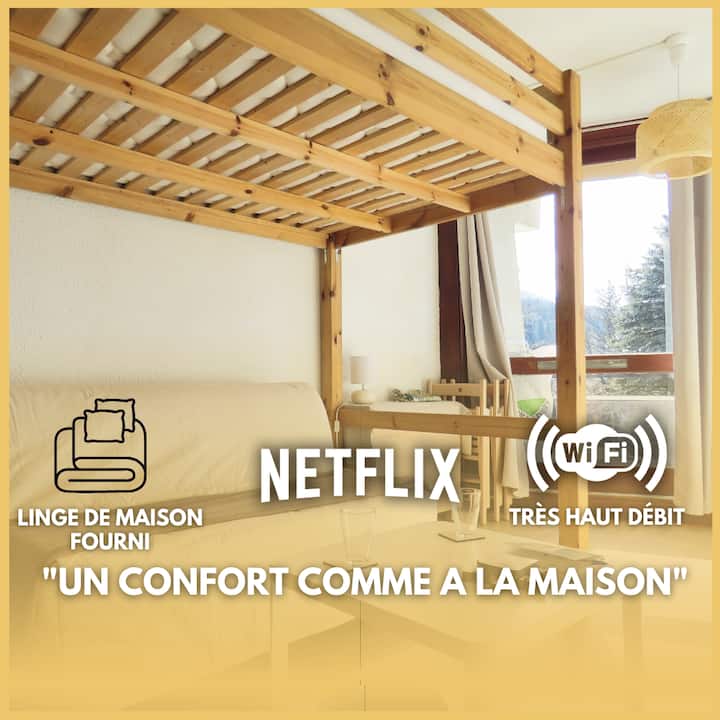 Studio Au Pied Des Pistes - Linge De Maison Fourni - Massif du Vercors