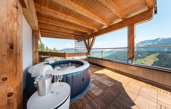 Whirlpool & Sauna - Auszeit Mit Bergblick - Auffach