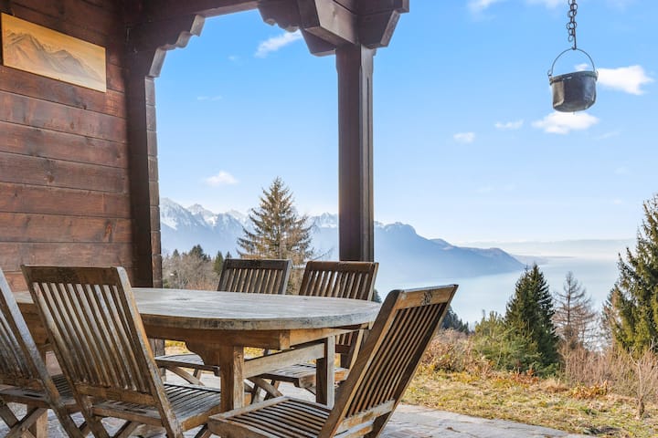 Chalet Familial Sur Les Hauts De Montreux (Caux) - Montreux