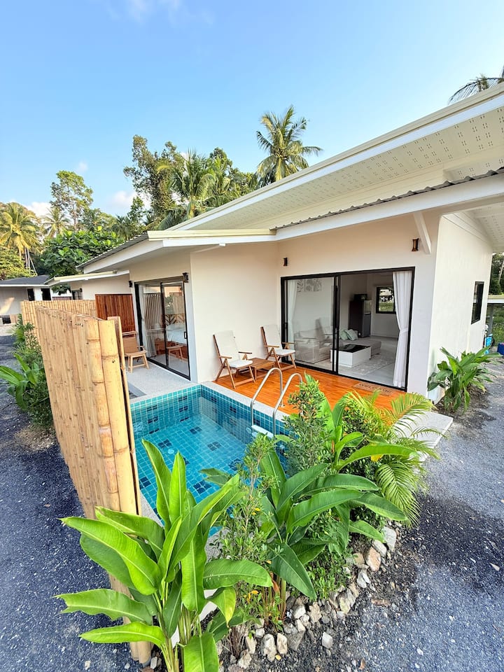 House With Pool Srithanu Beach 1 - Ko Pha Ngan