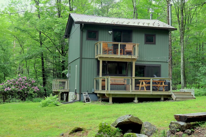 Secluded Cabin*wood Stove*private Stream - Kerhonkson, NY