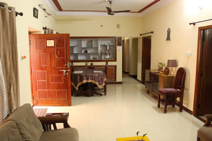 Chirping Forest Homestay, @Ground Floor, Gokulum - Srirangapatna