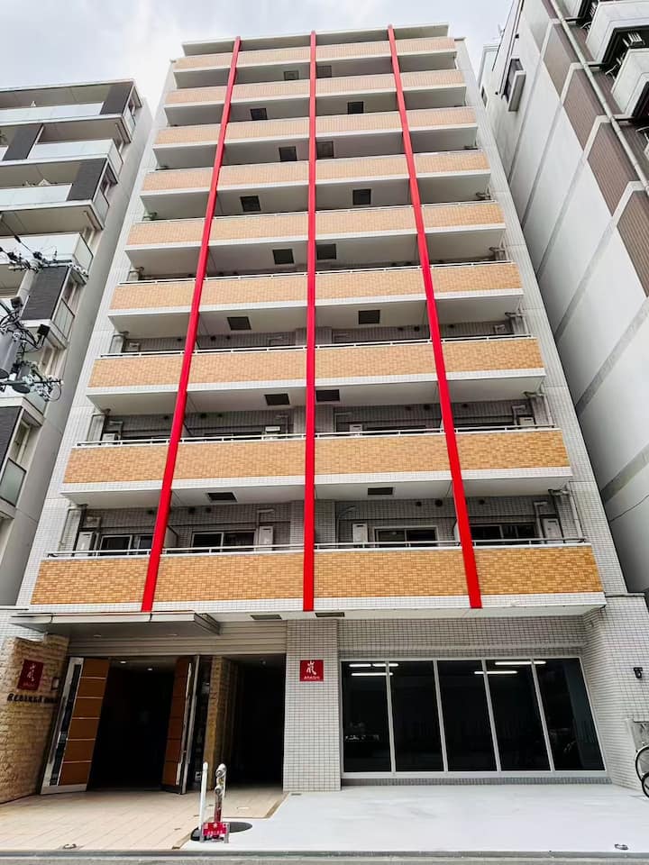 402两人标准房【车站步行3分钟】「市区中心商圈」天王寺·日本桥·难波·道顿堀·徒步范围内 - Osaka, Japan