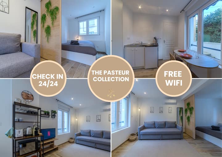 ' Le Cocon " Cosy Et Design Avec Climatisation - ibis Lyon Est Bron