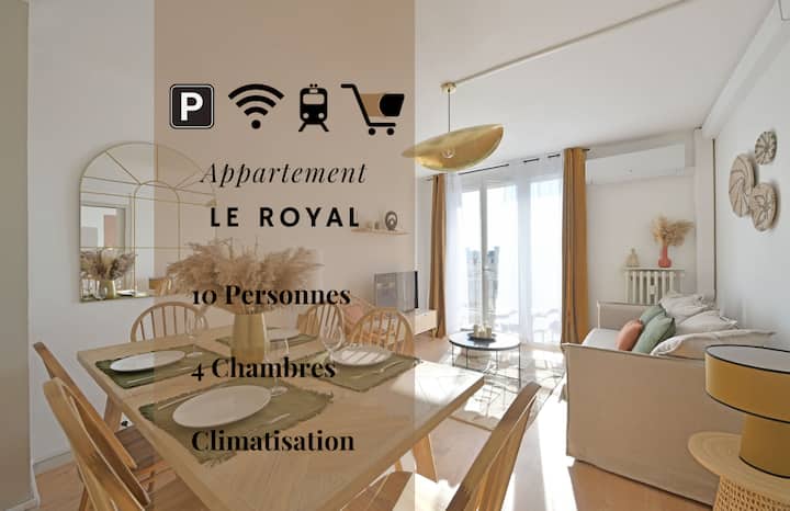 098 - Le Royal - Clim - Parking - Wifi - 10per - Montpellier