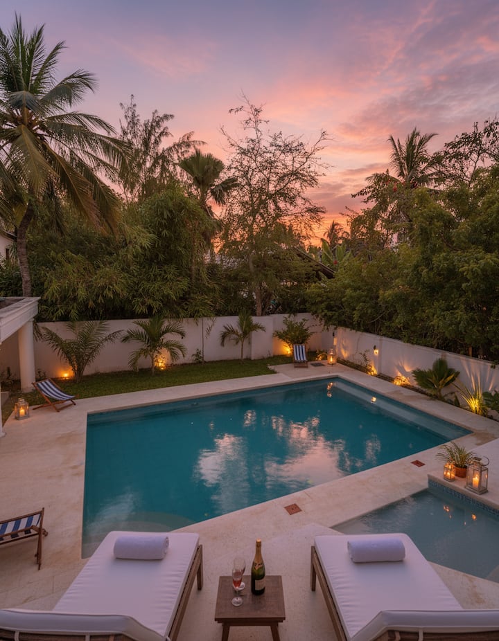 Diani Luxe Villa With Private Pool - Diani Beach