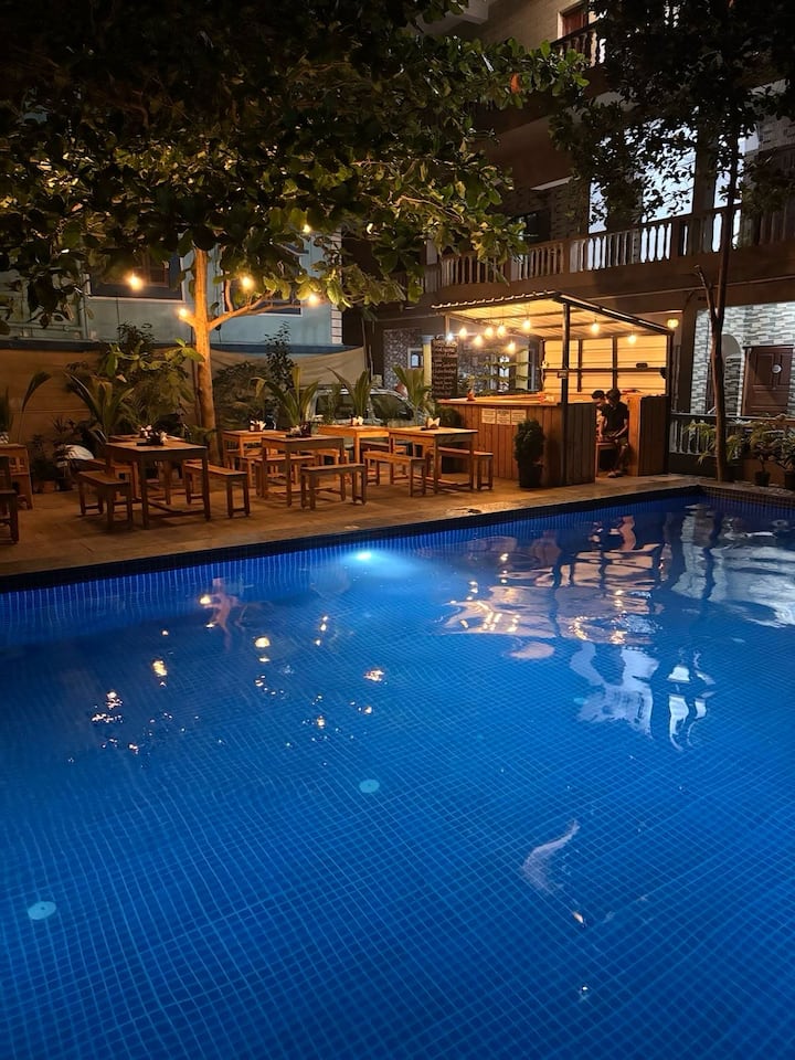 Sunlit 2bhk W/ Pool & Workspace In Arambol, N- Goa - 고아