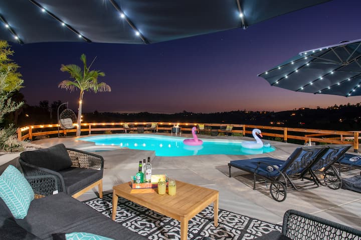 Priv. Oasis-pool + Spa + Gm Room - Fallbrook, CA