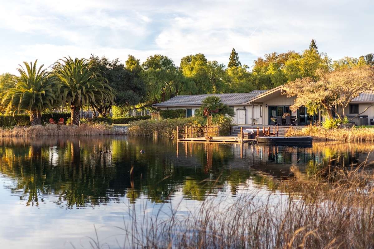 Big Pond Ranch on 5 acres with vineyards - Houses for Rent in Santa ...