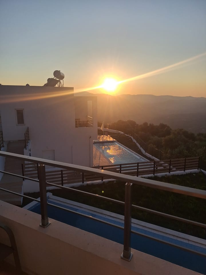 Superior Room With Private Balcony & Pool View - Sougia