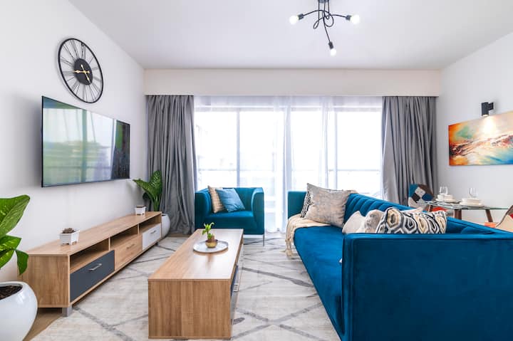 Scenic 1br Retreat |Pool, Gym, National Park Views - Nairobi