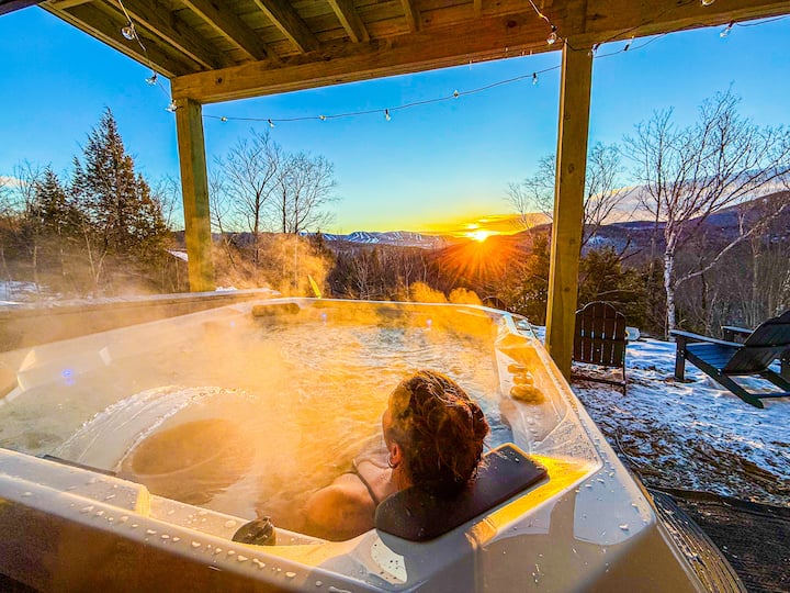 Sauna, Hot Tub, Game Room & Mountain Views - Newry, ME
