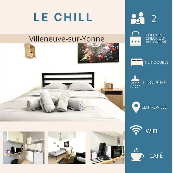Le Chill- Centre-ville - Villeneuve-sur-Yonne