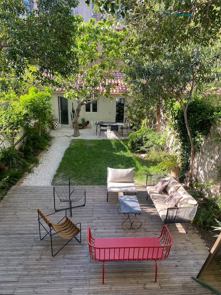T5 D'exception Avec Jardin Privé En Centre-ville - Marsella
