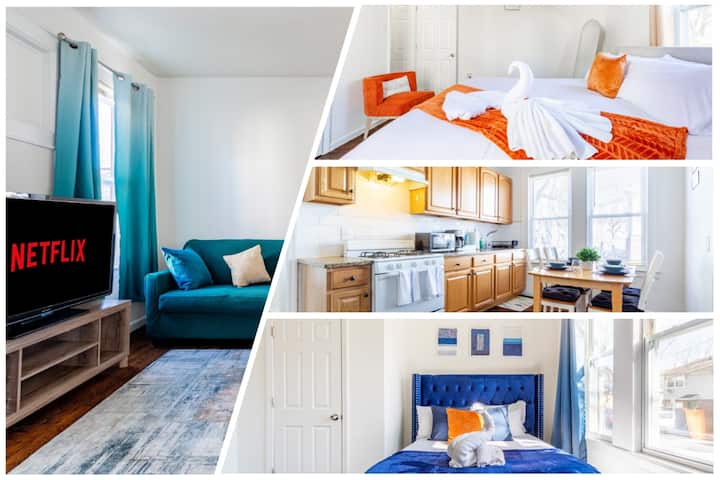 Family Urban: 2br, Free Pkng, Airport & Nyc Ease! - Newark, NJ
