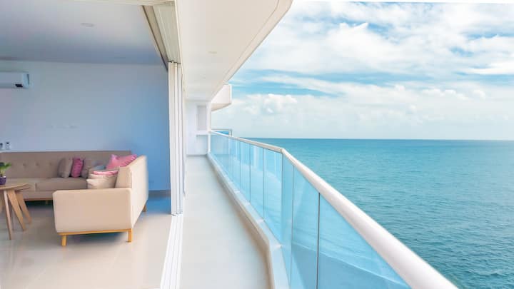 Espectacular Penthouse Con Jacuzzi Y Vista Al Mar - Santa Marta, Colombia