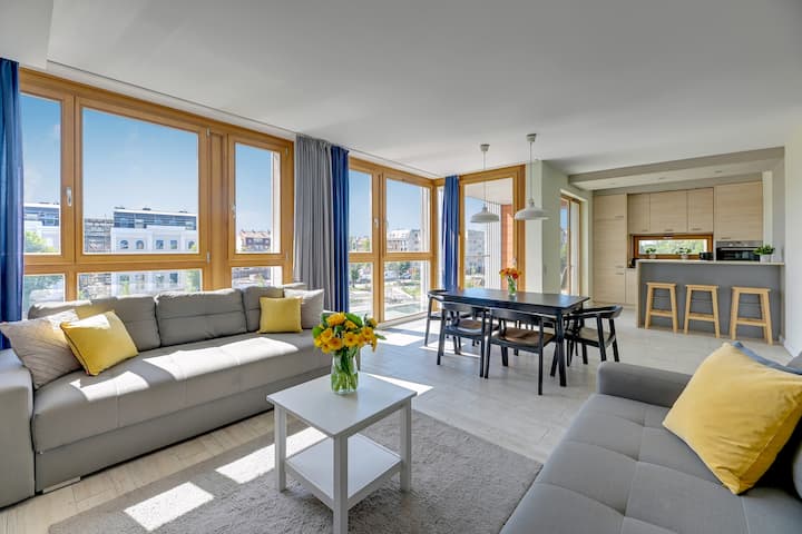 Staywin Apartament Z Widokiem Na Rzekę 15/98 - Gdańsk