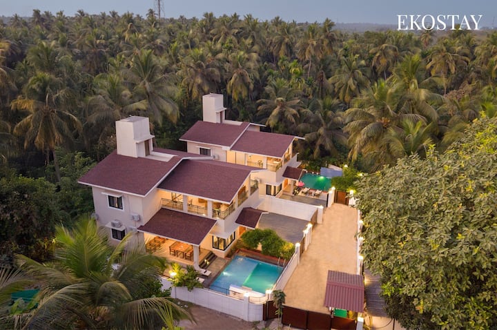 Saturn Villa (8bhk) - Ekostay - Alibag