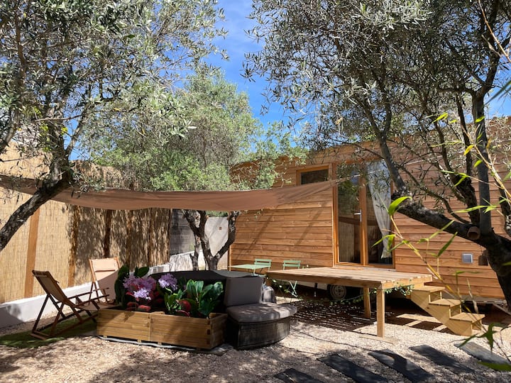 La Tiny House Des Oliviers Avec Son Jacuzzi - Les Baux-de-Provence