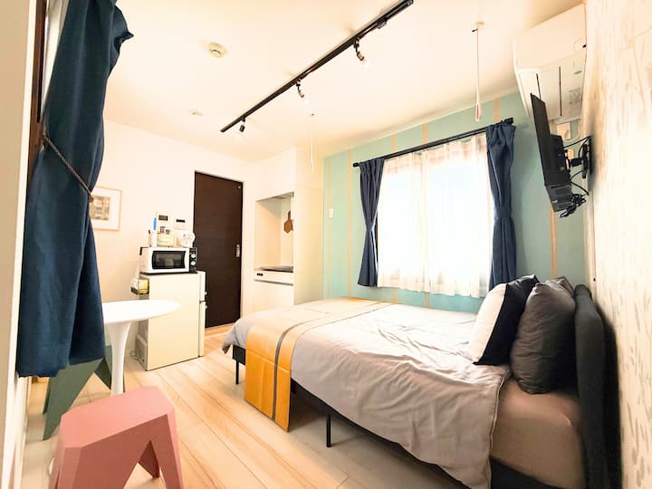 駅徒歩5分/新宿中央公園近く/専用個室・キッチン・トイレ・浴室・wifi/アーリーチェックイン - Shibuya Station