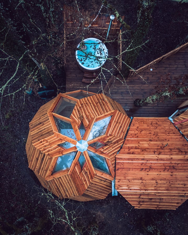 Cabane Tout Confort Avec Spa Privatif - Lot