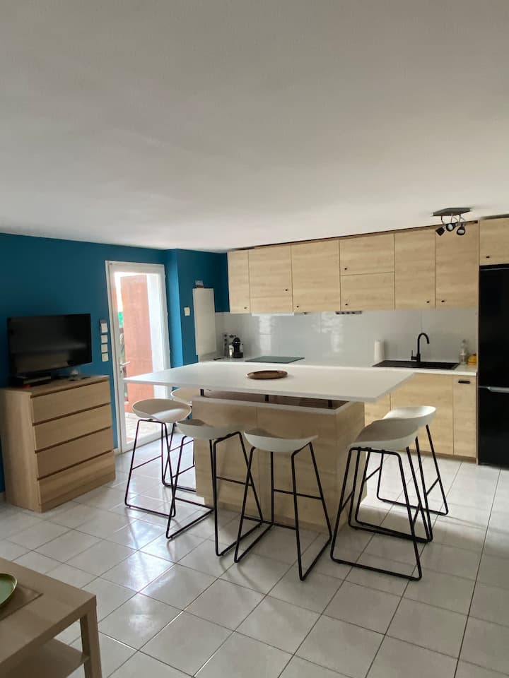 Maison De Vacances à 800m  De La Plage - Sainte-Marie-la-Mer