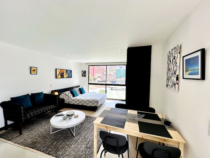 Modern Studio - Chapinero: Near Zona G - (Wi-fi) - Bogotá