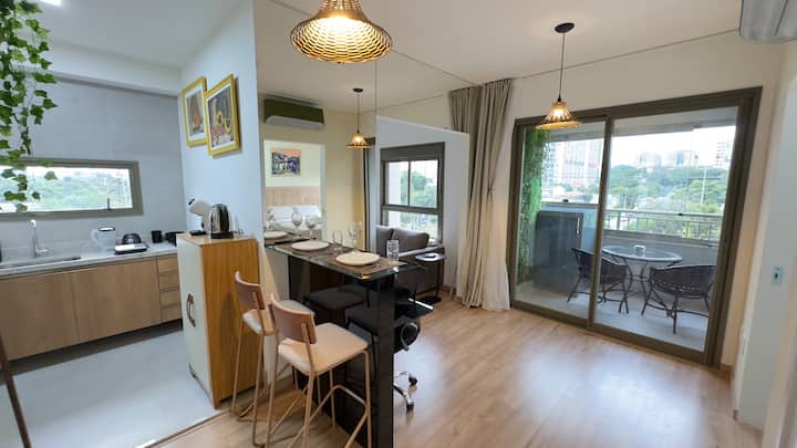 600 Mb Wi-fi - 5 Min Congonhas - 60" Tv - São Paulo