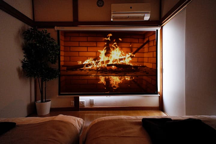 インダストリアルな部屋｜大画面プロジェクター｜最大4人 - Tokyo