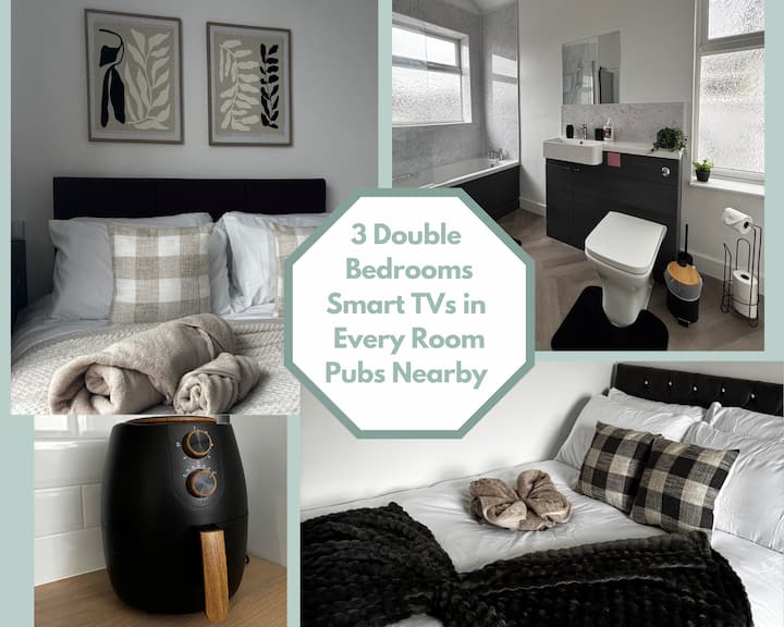 Spacious 3br Home For 7 • Convenient M5 & M6 Links - Birmingham