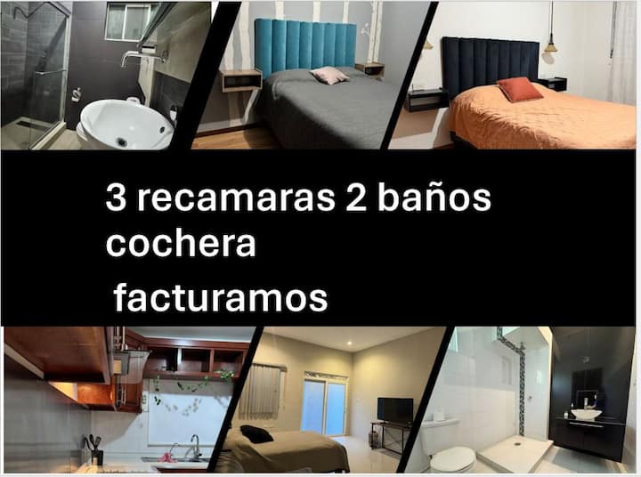 Amplia Casa Para 6 Facturamos 2 Baños - Chihuahua