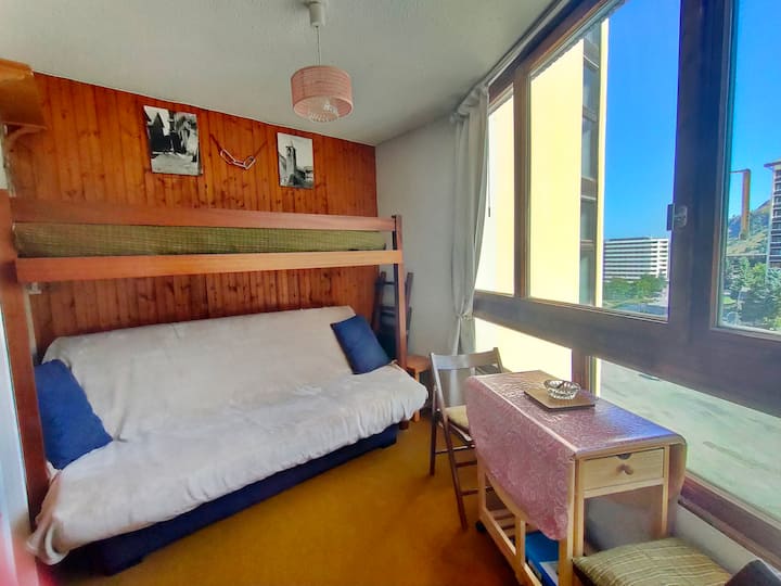 Studio Menuires 2 Personnes Au Pied Des Pistes - 法國