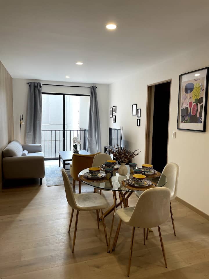 Nuevo Lujoso Apartamento Junto Reforma, 2 Cuartos - Mexico City