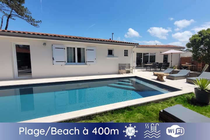 Nouveau! Villa Bahia*piscine Chauffée*plage à 400m - Vieux-Boucau-les-Bains