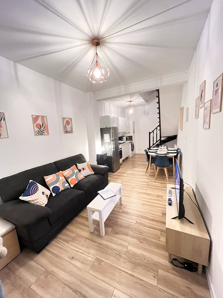 Le Duplex 3 Ch. Proche Plage, Centre & Commerces - Calais