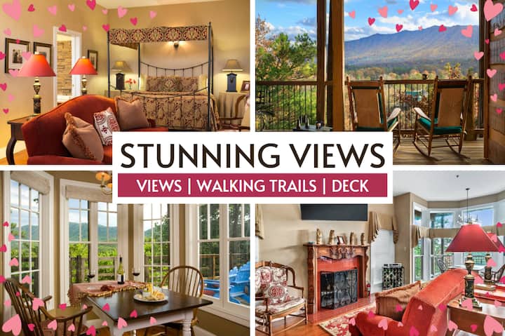 Mountain Views! | King Bed | Romantic Suite | Wifi - Townsend, TN