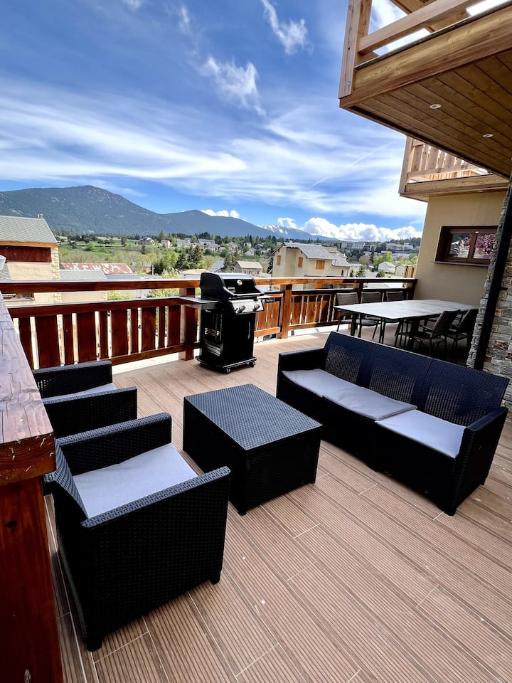 Chalet Cocon - Vue Montagne - Les Angles