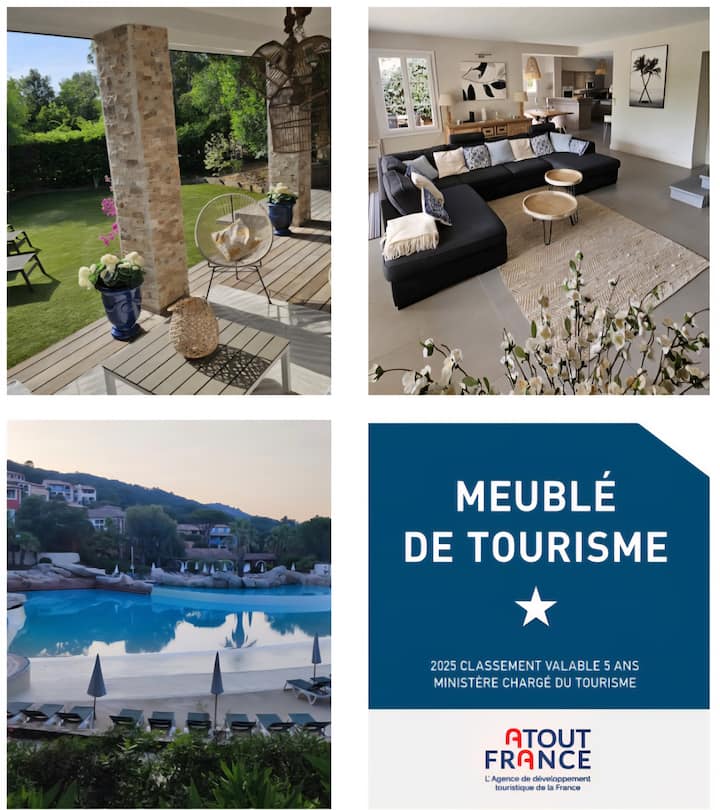 Villa Solenzaïa : 5 Pièces 4 Chambres 8/10 Pers - Grimaud