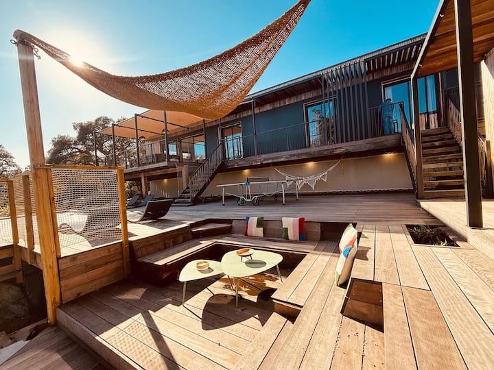 Villa Atypique Avec Piscine Pour 15 Personnes - Pinarellu