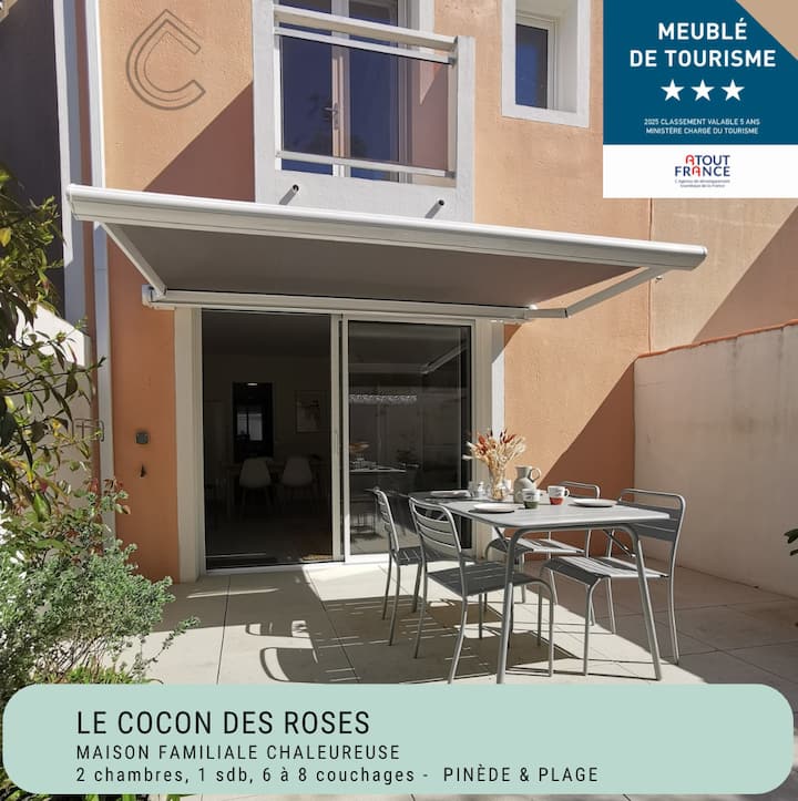 Le Cocon Des Roses - Tanchet Et Plage à Pied - Le Château-d'Olonne