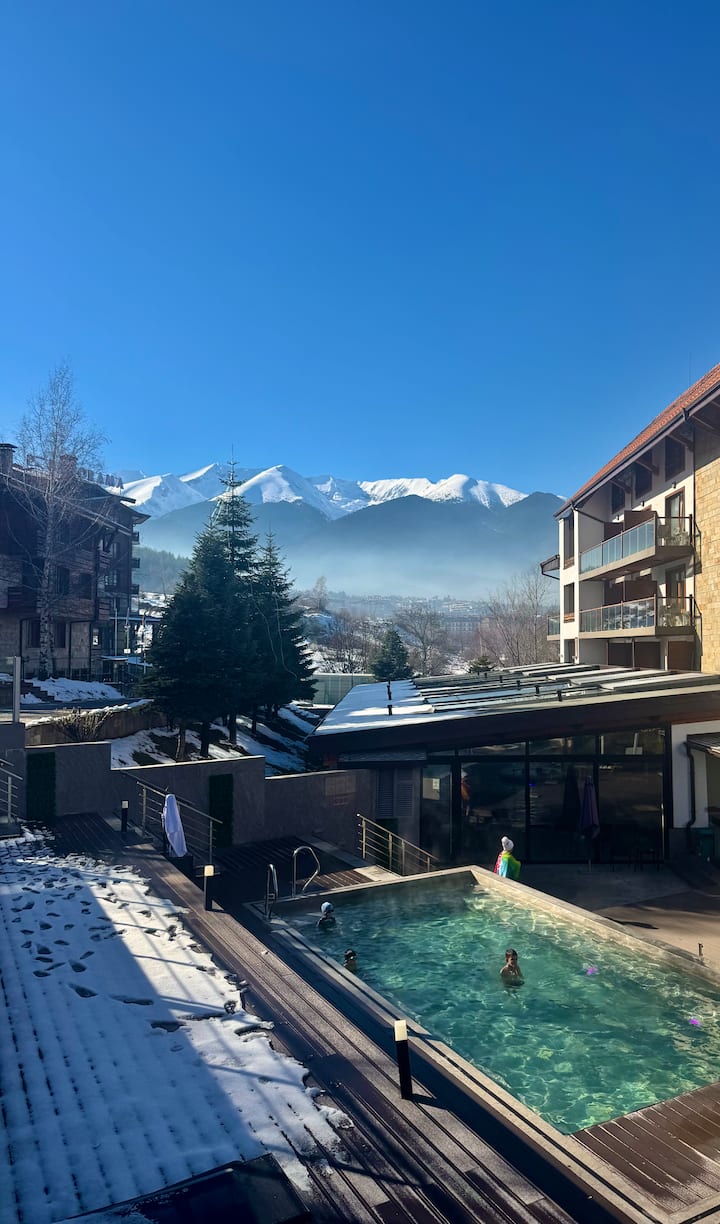 Nordic-style Apartment | Full Spa & Pool - Bansko