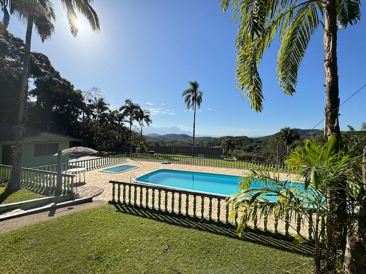 Casa De Campo C/ Piscina, Lago E Vista Incrível - Morretes