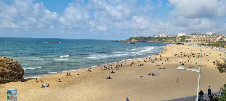 Appartement Vue Océan Plage Et Centre-ville à Pied - Biarritz