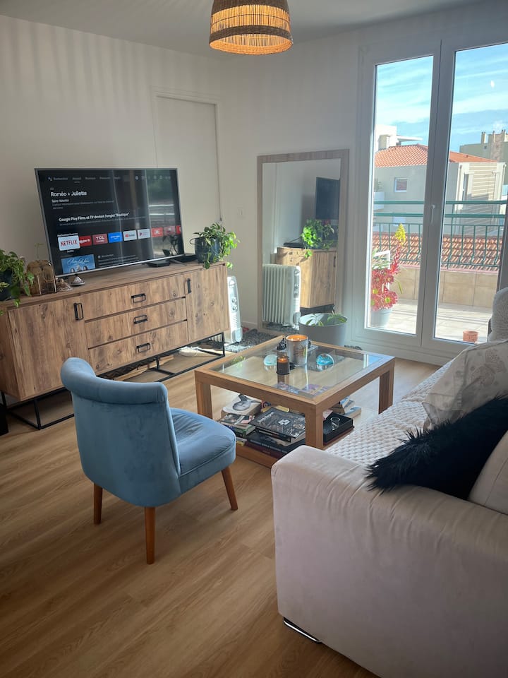 Appartement 2 P, 400 M Mer - Plage du Casino (Menton)