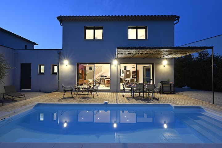 Belle Villa 6 Pers, Climatisation,  Piscine Privée - L'Isle-sur-la-Sorgue