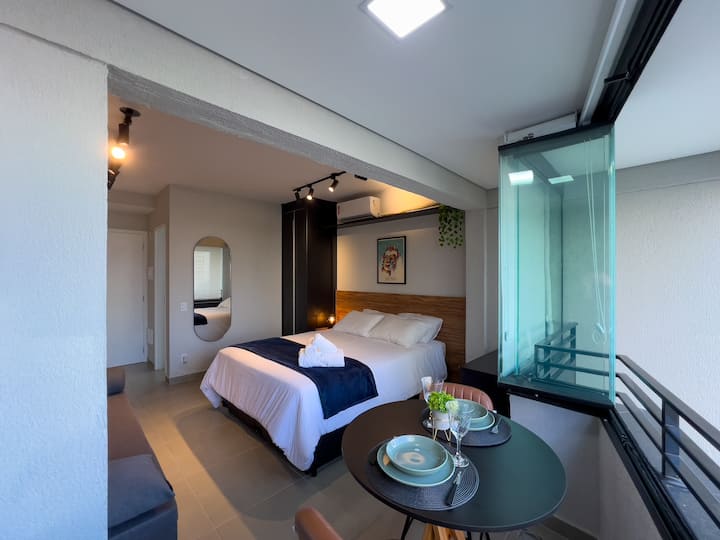 Modern Studio In Brooklin |Consulate |Subway 3 Min - Santo Amaro