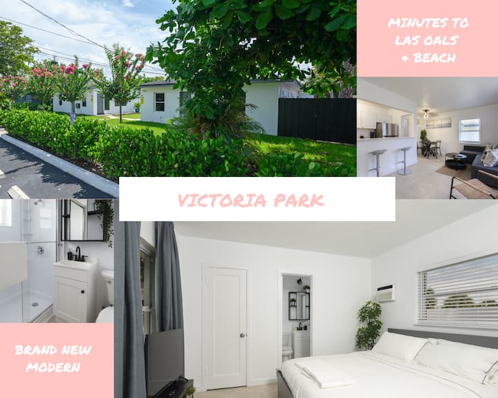Modern 2bd/2ba Villa#3. Less Than Mile From Beach. - Fort Lauderdale