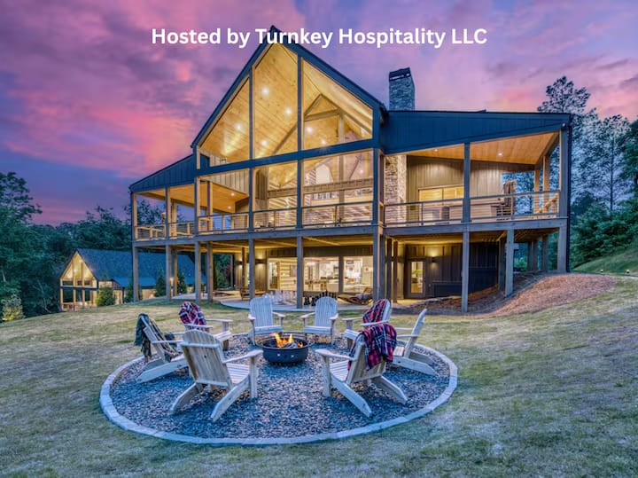 Luxury Retreat-views, Hot Tub, Sauna, And Theater - Ellijay