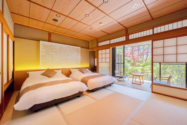 【Sauna&bedrock】garden Suite Kangetsutei/5 Ppl - 蘆原市